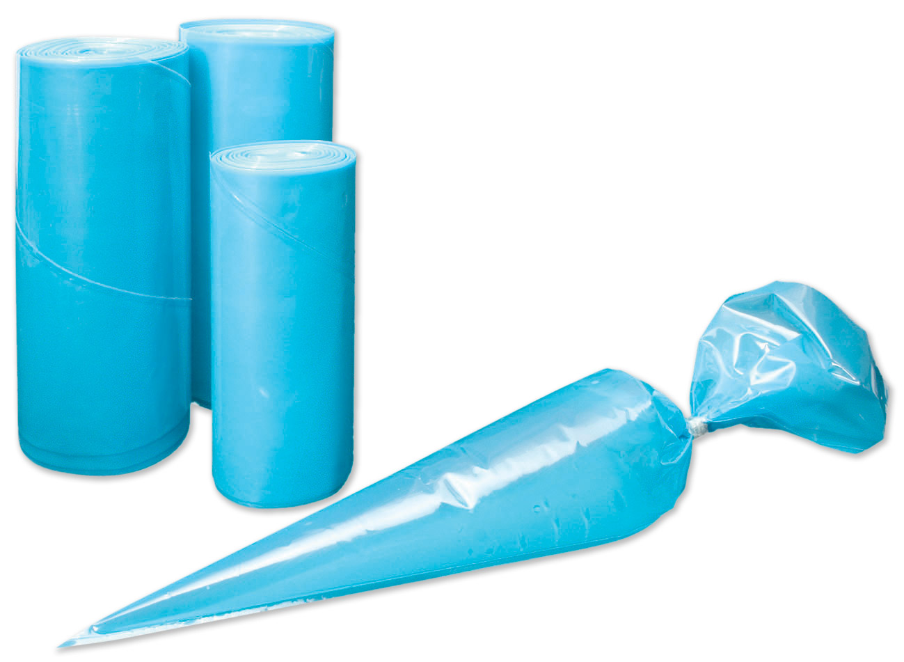 Star Group | Blue Plastic Disposable Piping Bag 18 inch ROLL/100 203mm ...